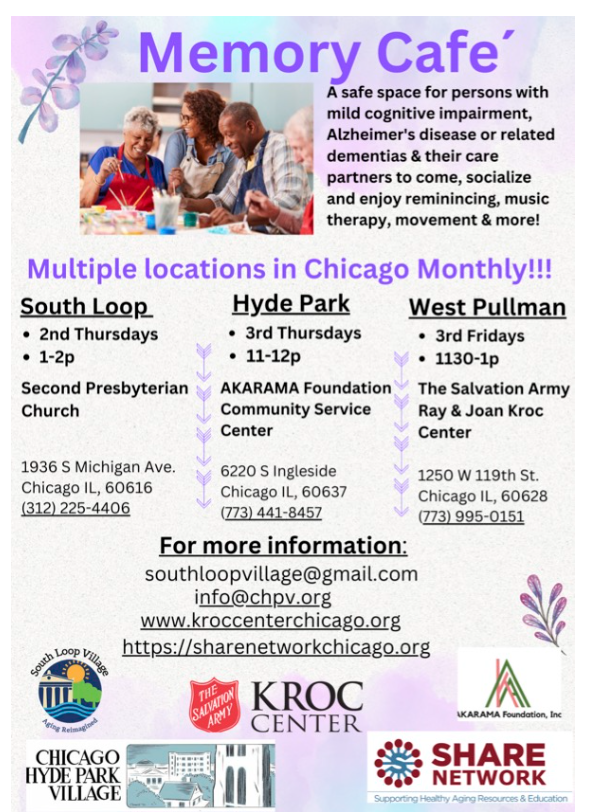 Check Out the Monthly Memory Cafés Around Chicago - Illinois Cognitive ...
